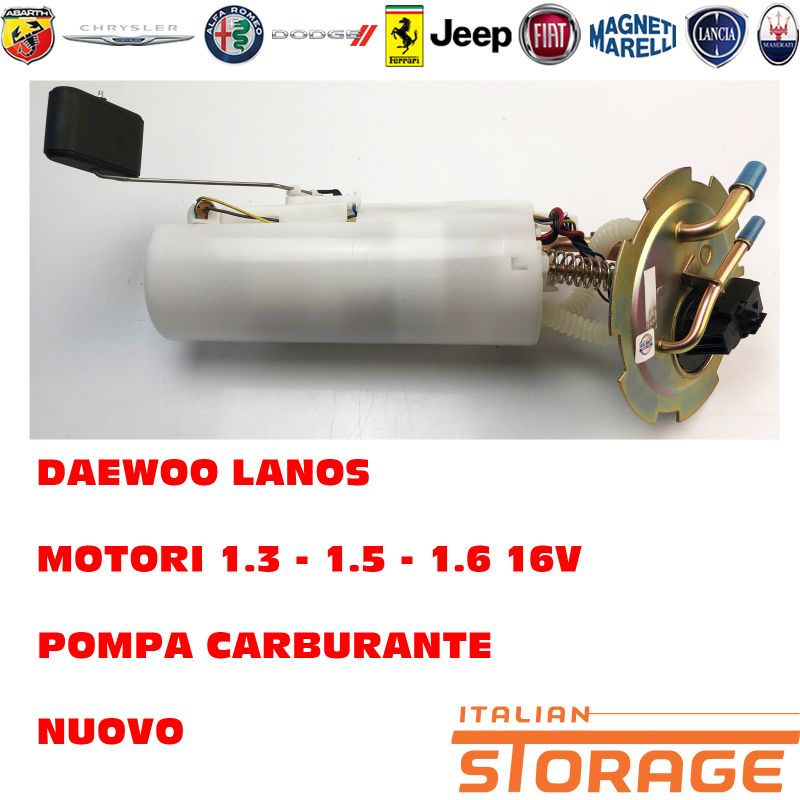 96344792, Daewoo Lanos 1.3 1.5 1.6 16v Pompa Carburante Nuovo 96344792