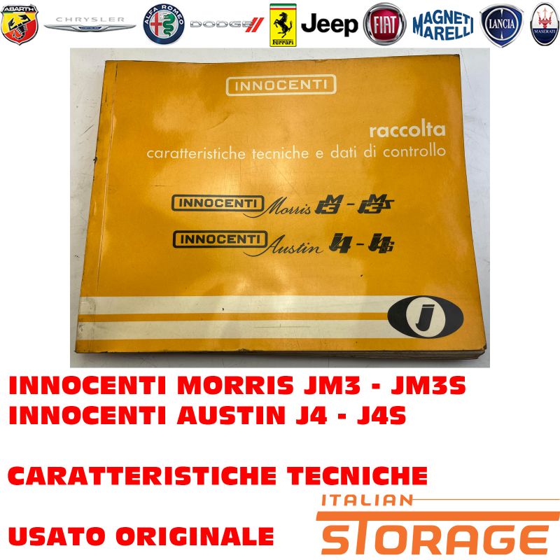 Innocenti Morris, Innocenti Morris Jm3 Jm3s Austin J4 J4s Manuale ...