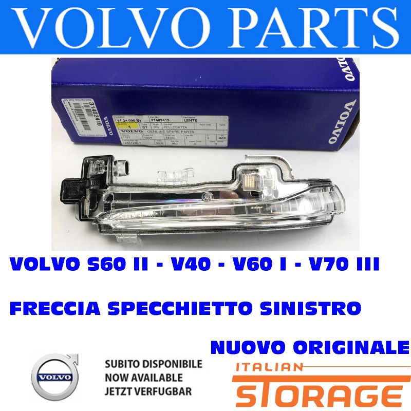 31402415, Volvo S60 V40 V60 V70 Freccia Specchietto Sinistro Nuovo ...