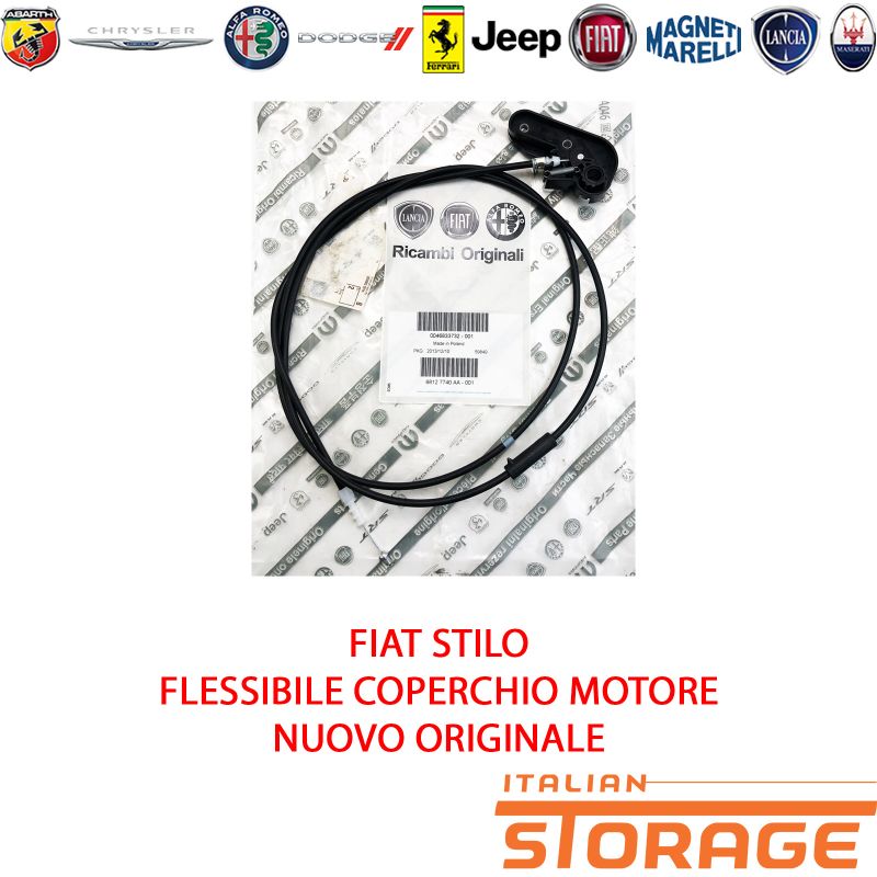 46833732, Fiat Stilo Flessibile Coperchio Motore Nuovo Originale 46833732
