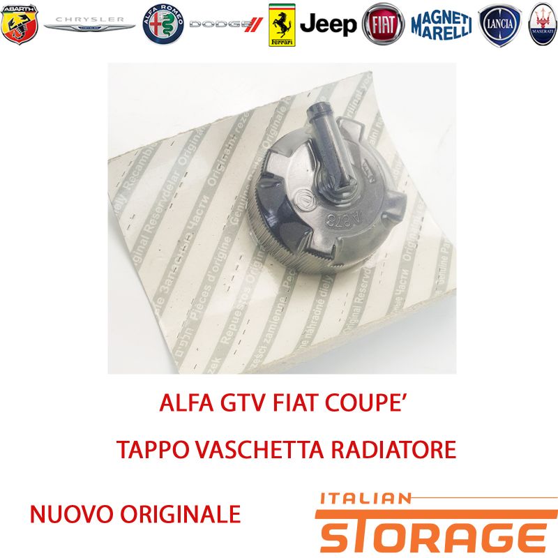 46556738, Alfa Gtv Fiat Coupe' Tappo Vaschetta Radiatore Nuovo ...