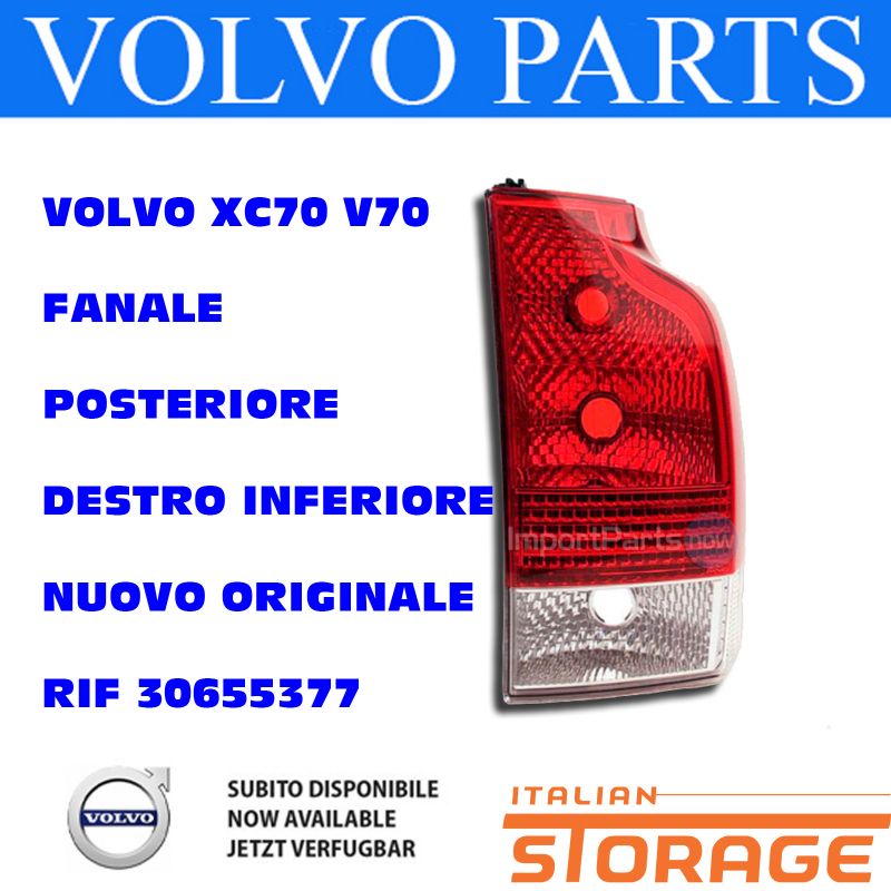 30655377, Volvo Xc70 V70 Fanale Posteriore Destro Inferiore Nuovo ...