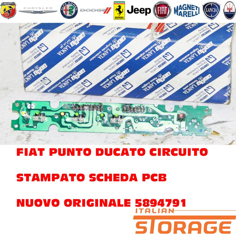 5894791, Fiat Punto Ducato Circuito Stampato Scheda Pcb Nuovo Originale ...