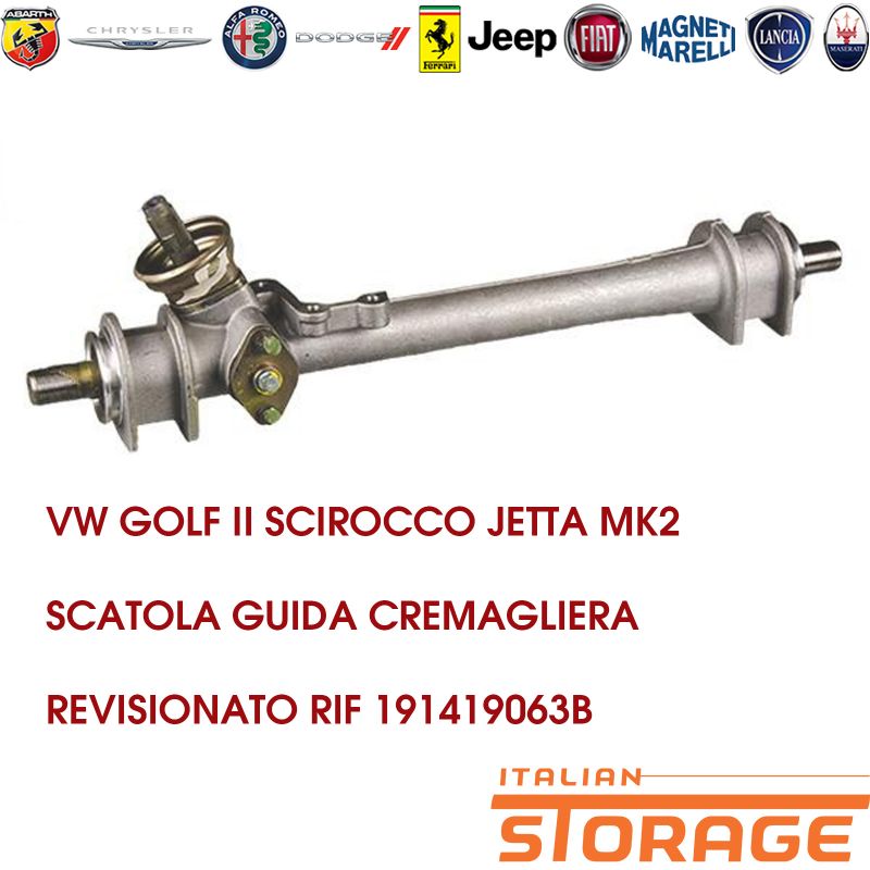 191419063b, Vw Golf Ii Scirocco Jetta Mk2 Scatola Guida Cremagliera ...