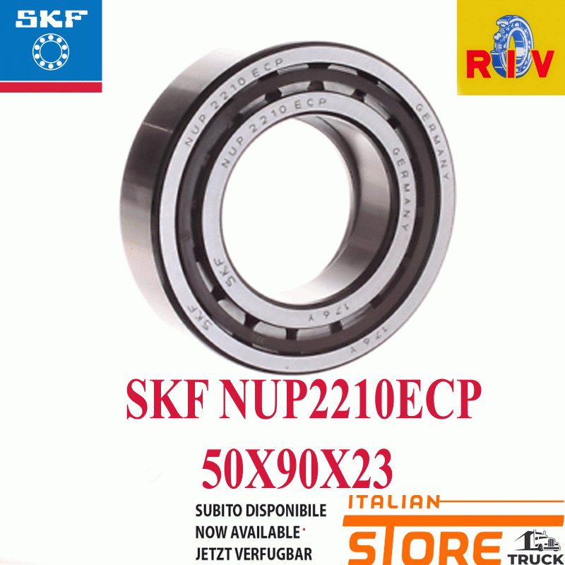 Nup2210ecp, Cuscinetto Rulli Skf Nup2210ecp 50x90x23